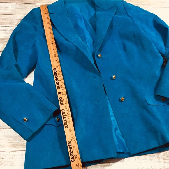 Baron Peters | Jackets & Coats | Vintage Baron Peters Turquoise Blue ...